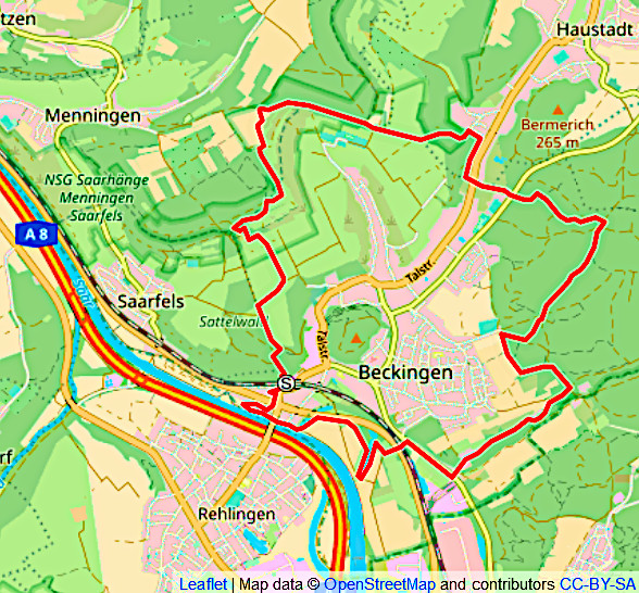 Wandermann - Beckingen ("Beckinger Saarblicke")